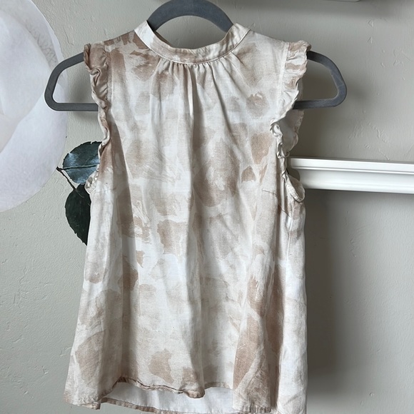 Anthropologie | Tops | Cloth Stone Flutter Sleeve Tank | Poshmark